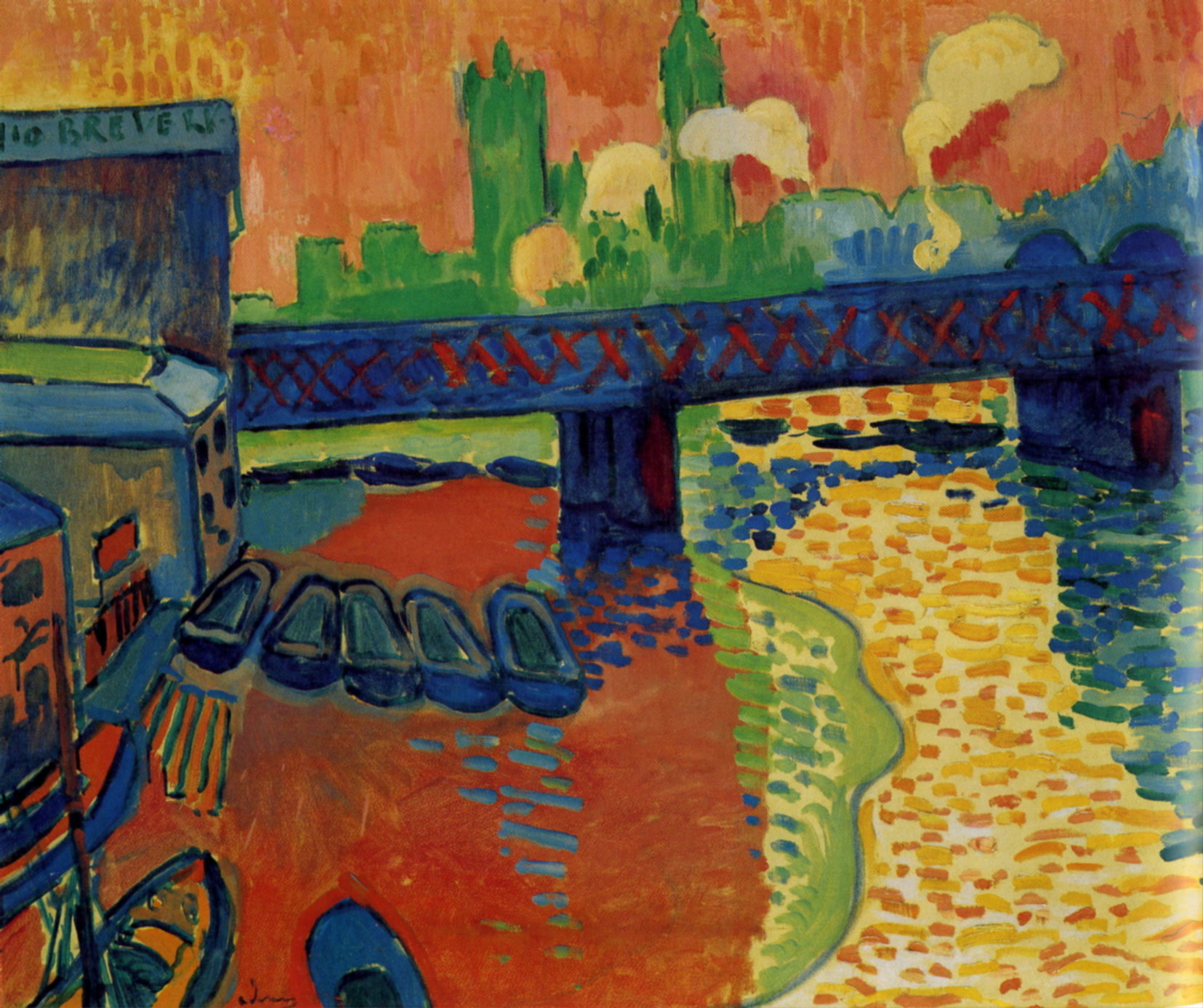 Le pont de Charing Cross à Londres, 1906 | Fauvisme, Fauves, National gallery of art